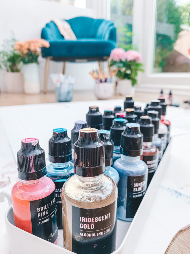 Fluid Painting with Jackson's Alcohol Inks - Jackson's Art Blog