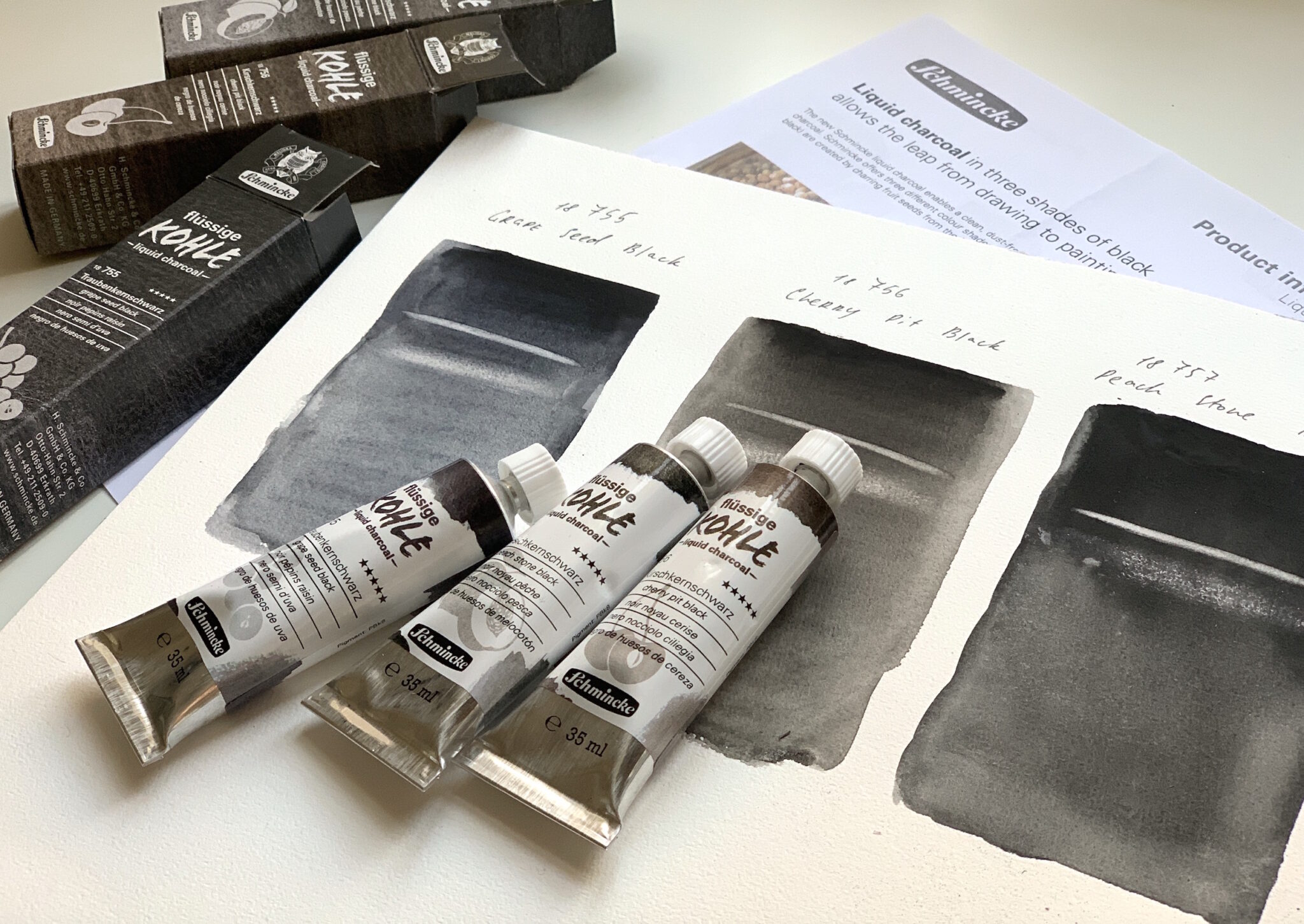 Schmincke Liquid Charcoal Review - Jackson's Art Blog Jackson's Art Blog