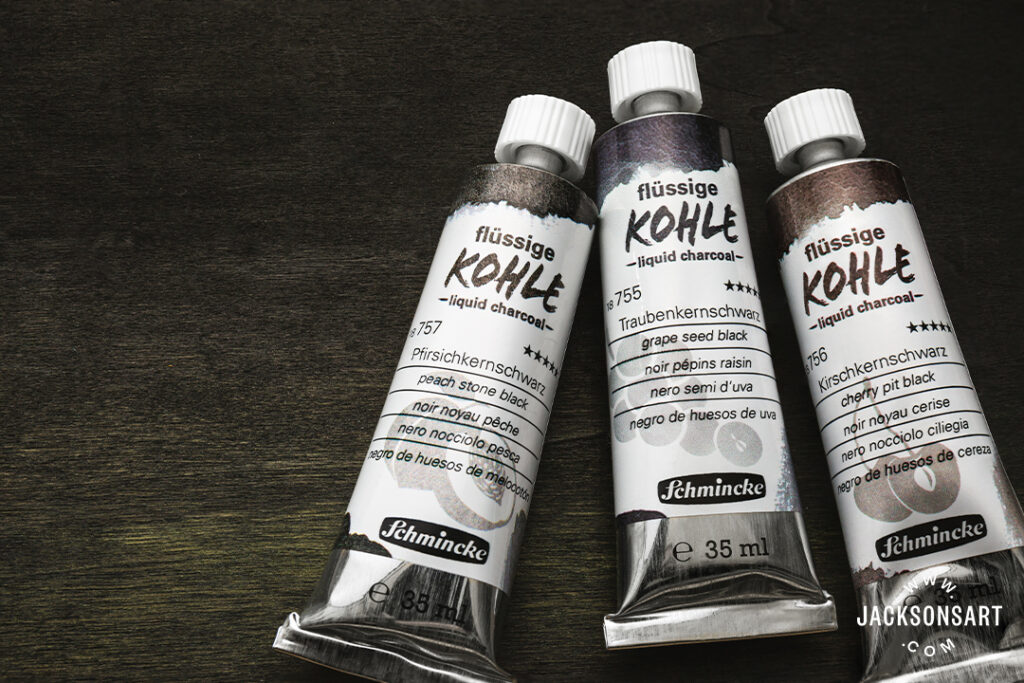 Schmincke Liquid Charcoal Review - Jackson's Art Blog Jackson's Art Blog
