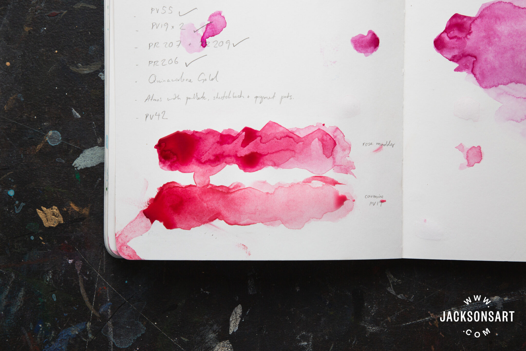 Pigment Stories: Quinacridone Pigments - Jackson's Art Blog