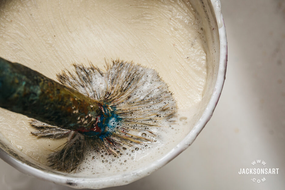 Brush Cleaning Tips For Painters - Jackson's Art Blog