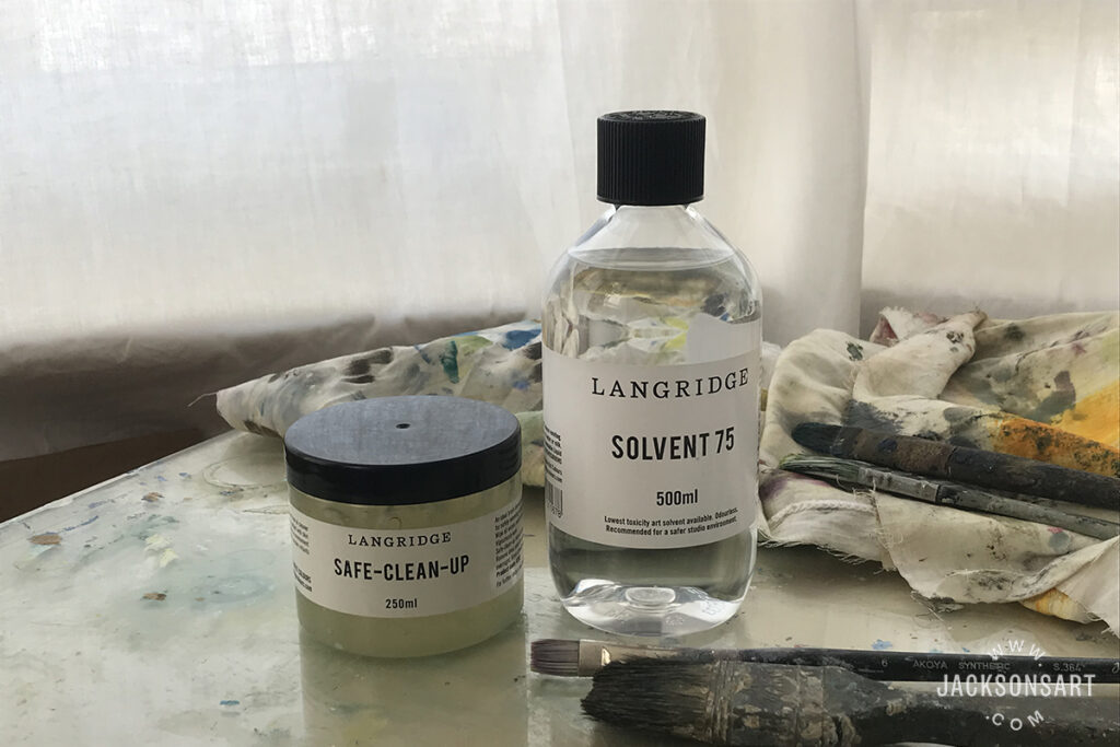 Langridge Solvent 75 and Safe-Clean-Up - Jackson's Art Blog