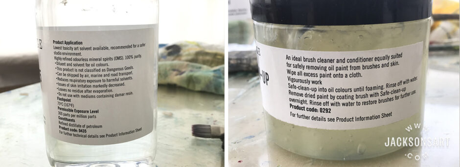 Langridge Solvent 75 and Safe-Clean-Up - Jackson's Art Blog