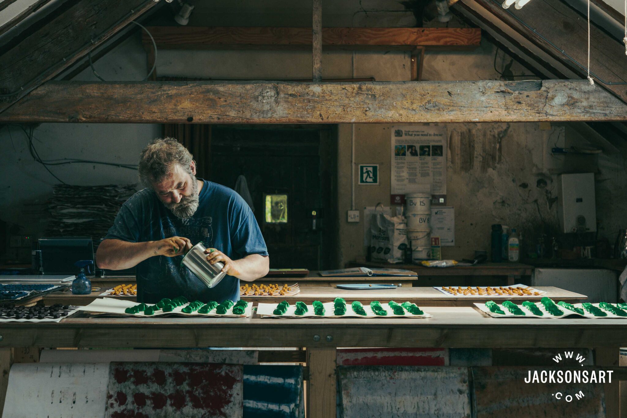 Unison Hand Painted Colour Chart - Jackson's Art Blog