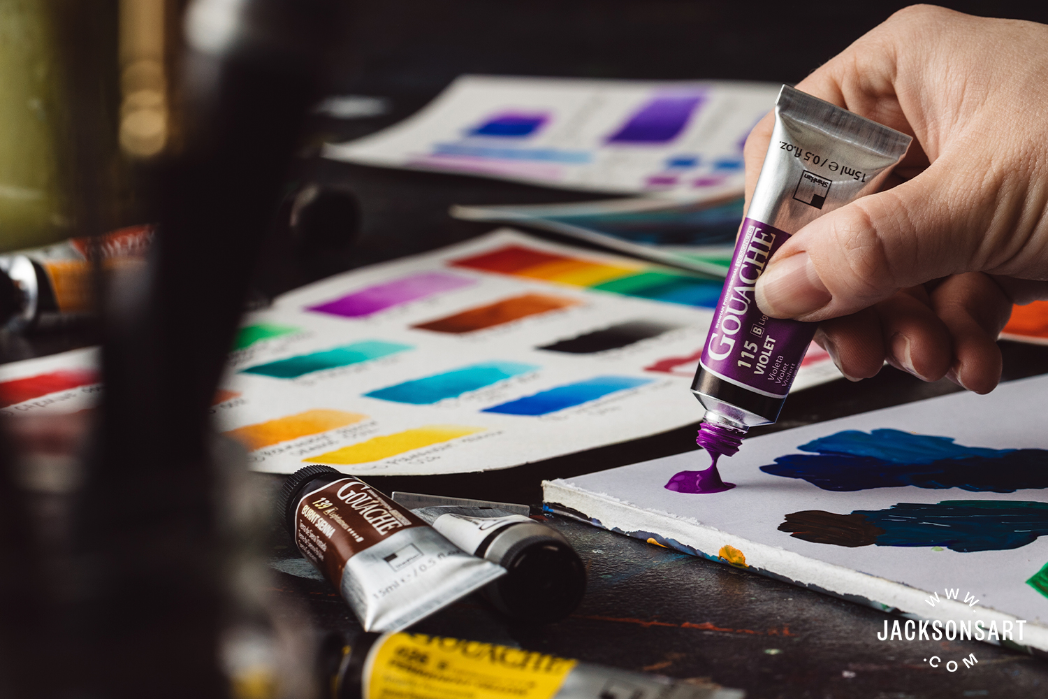 Review of ShinHan Professional Designers Gouache - Jackson's Art Blog