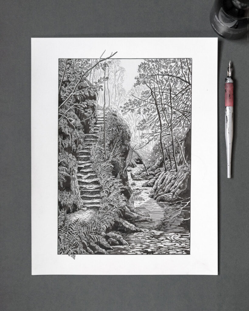 Two Illustrators draw with Jackson's Indian Ink - Jackson's Art Blog