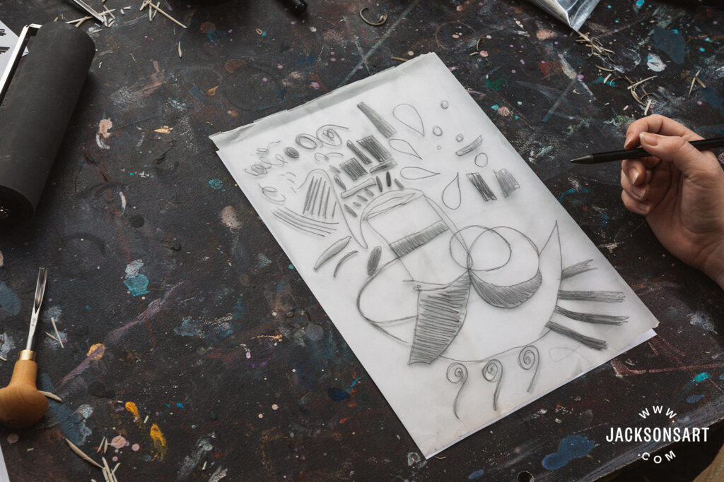 The Best Way to Transfer Images to Lino - Jackson's Art Blog