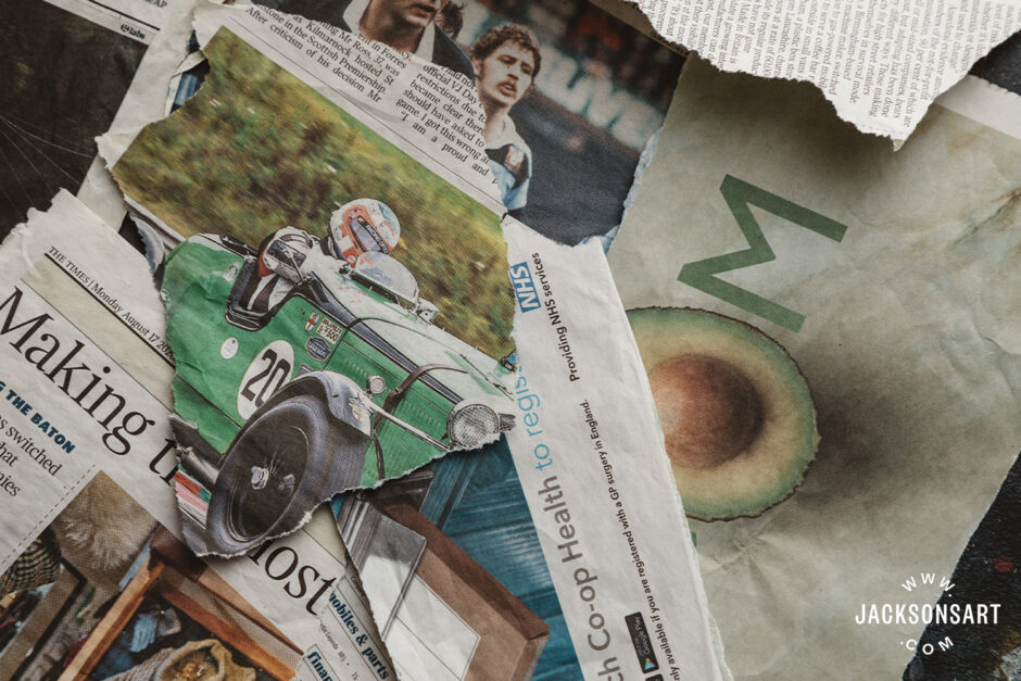 Collage for Beginners - What You Need To Get Started - Jackson's Art Blog