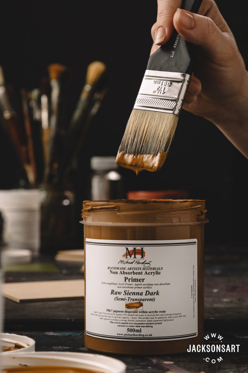 Ways to Use Michael Harding Coloured Primers - Jackson's Art Blog