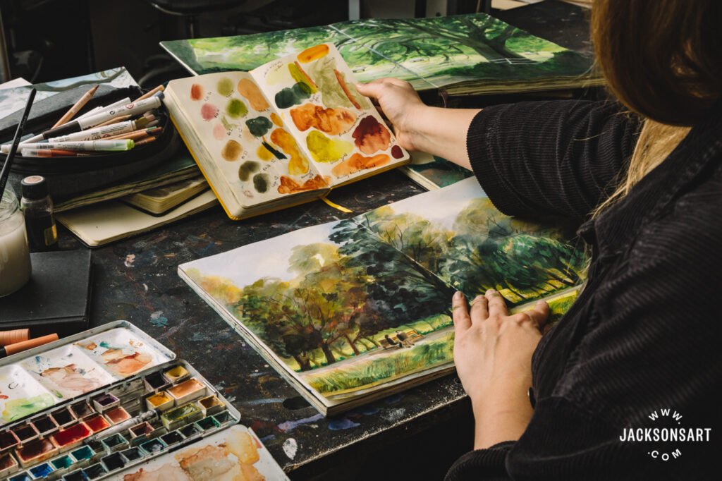 Inside the Sketchbook of Frances Ives - Jackson's Art Blog