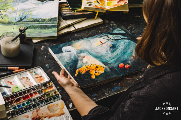 Inside the Sketchbook of Frances Ives - Jackson's Art Blog