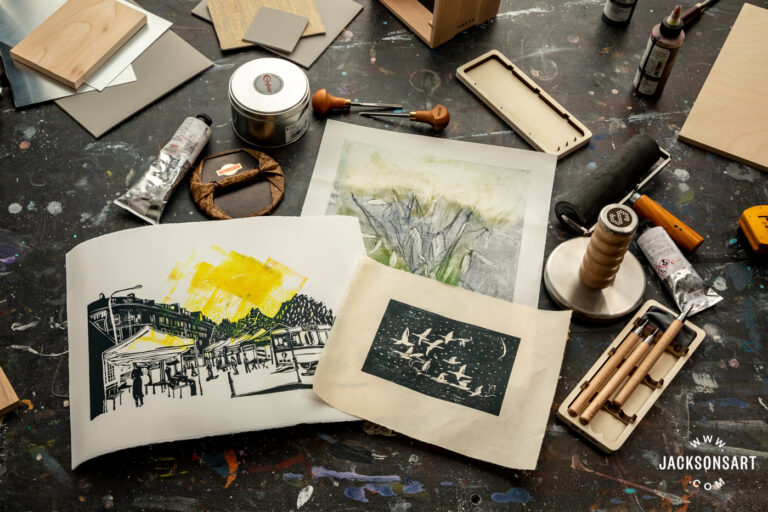 Testing the New Sláma Press - Jackson's Art Blog