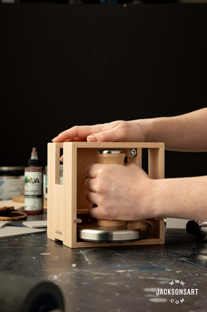 Testing the New Sláma Press - Jackson's Art Blog