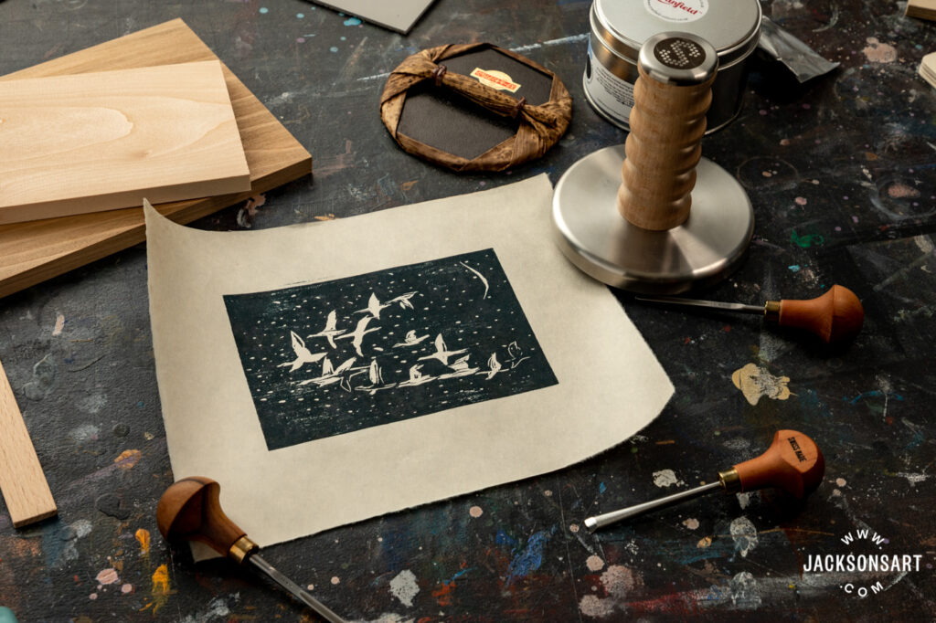 Testing the New Sláma Press - Jackson's Art Blog