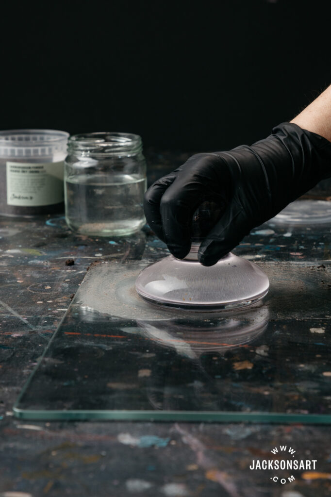 Making Your Own Paint Grinding Slab - Jackson's Art Blog