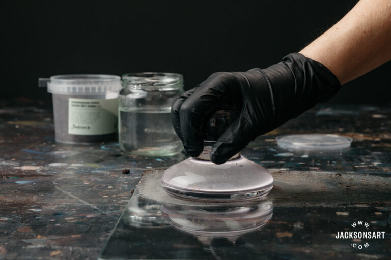 Making Your Own Paint Grinding Slab - Jackson's Art Blog