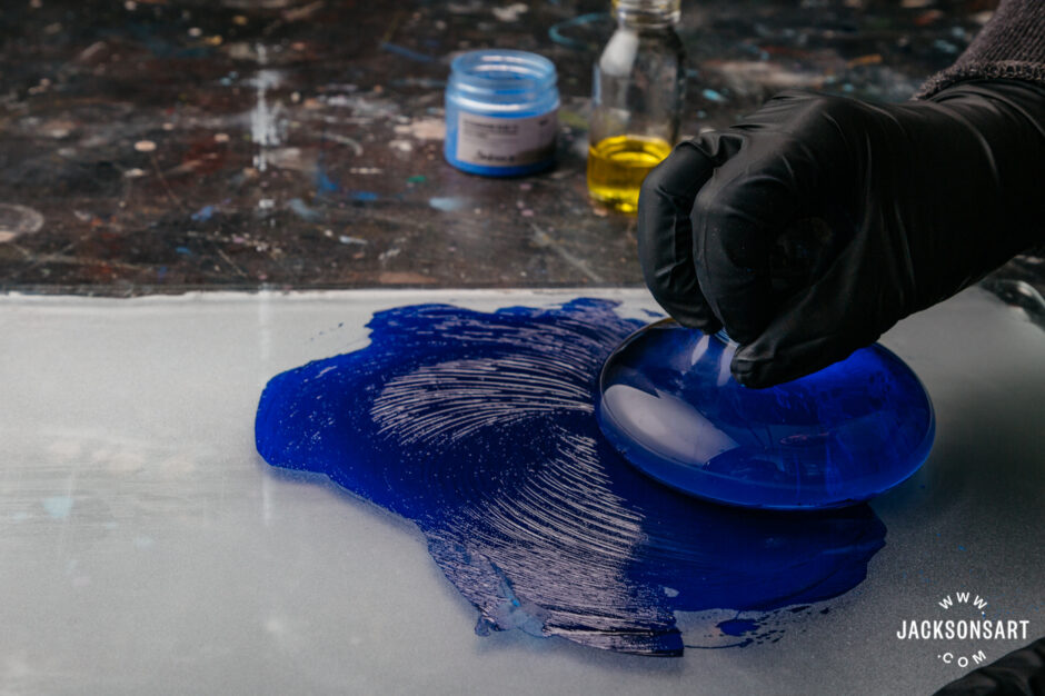Making Your Own Paint Grinding Slab - Jackson's Art Blog
