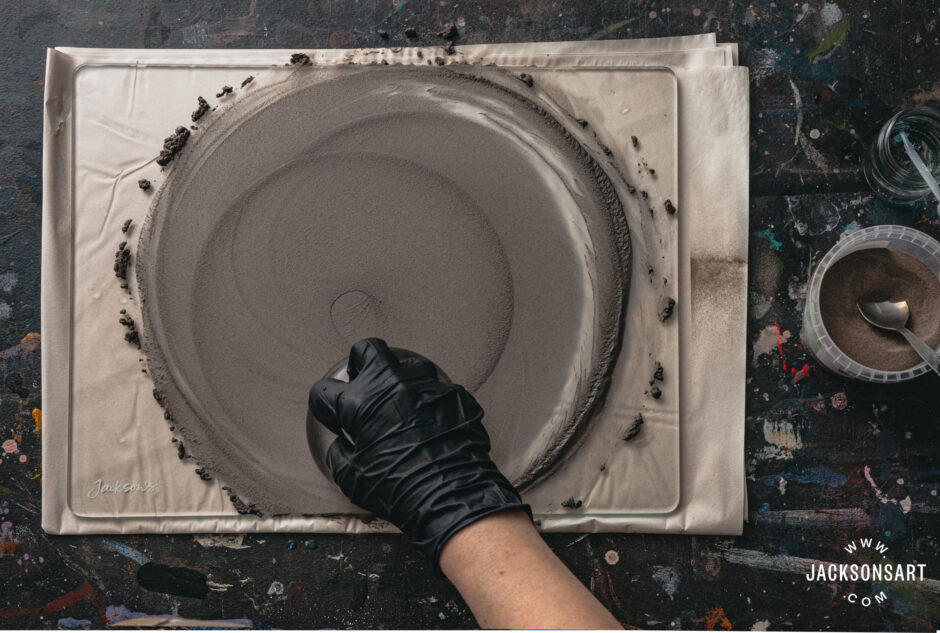 Making Your Own Paint Grinding Slab - Jackson's Art Blog