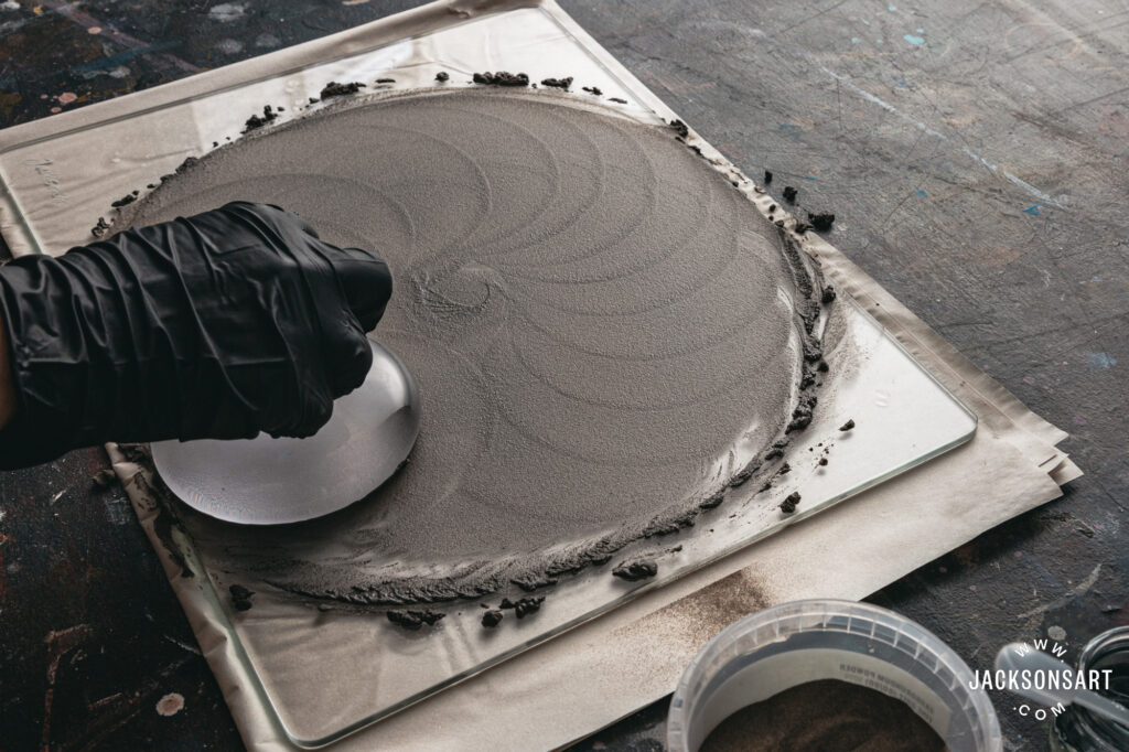 Making Your Own Paint Grinding Slab - Jackson's Art Blog
