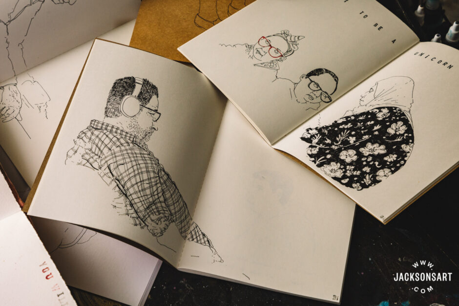 Inside the Sketchbook of Akash Bhatt - Jackson's Art Blog