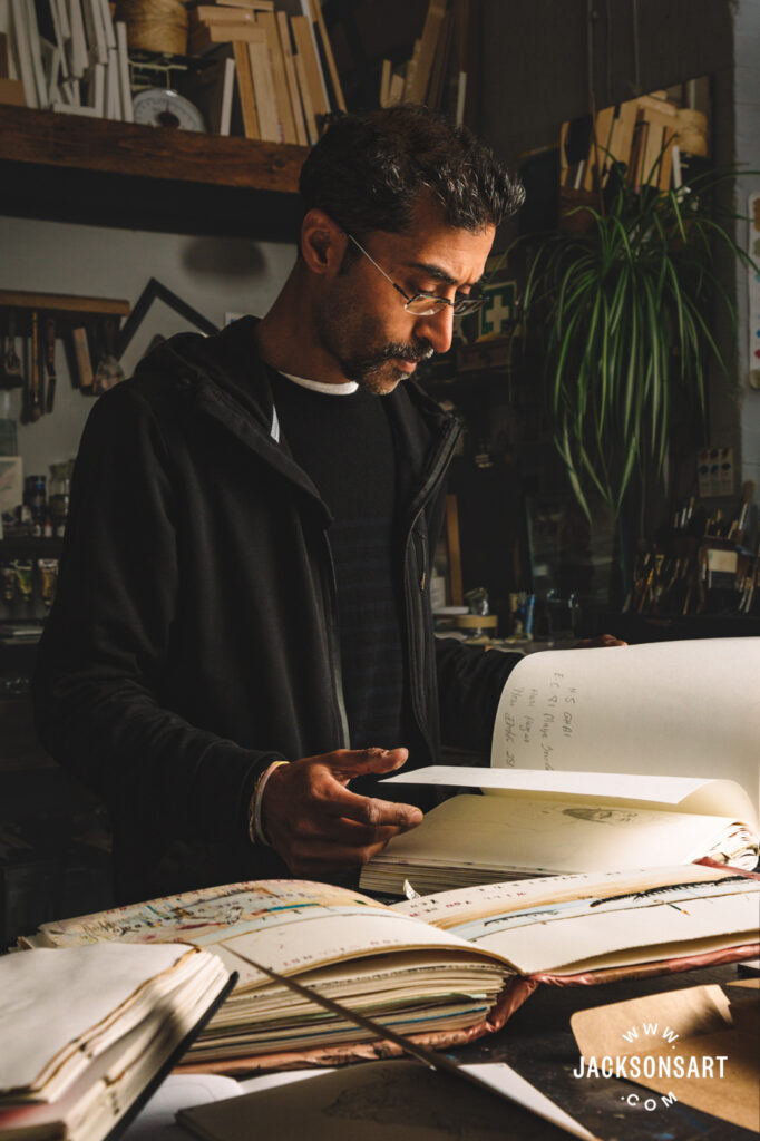 Inside the Sketchbook of Akash Bhatt - Jackson's Art Blog