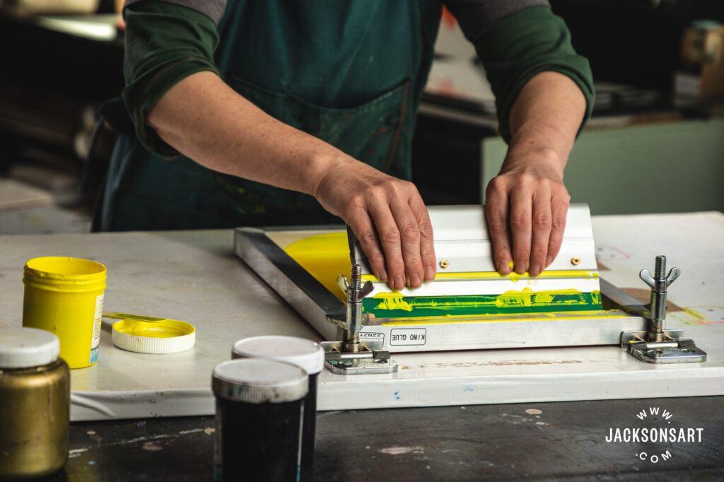 Screen Printing with Screentec Aqua Art Water-Based Screen Ink ...