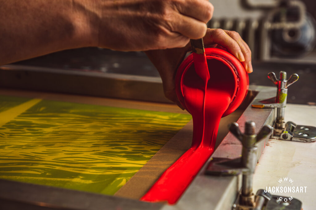 Screen Printing with Screentec Aqua Art Water Based Screen Ink ...