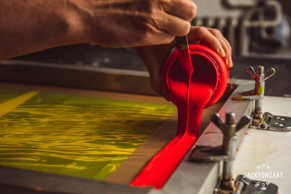 Screen Printing with Screentec Aqua Art Water Based Screen Ink ...