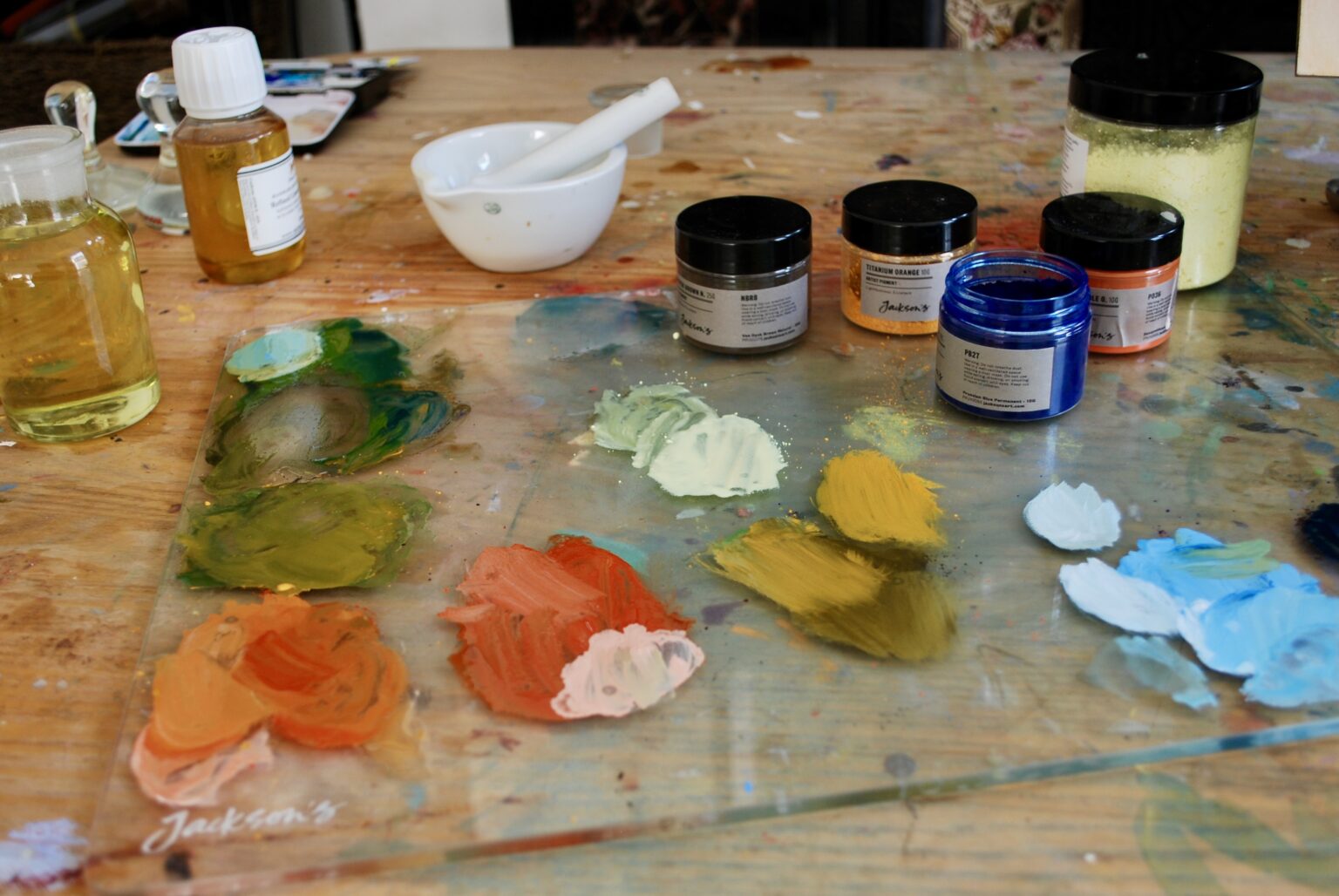 Two Painters Try Jackson's Artist Pigments for Watercolour and Oil ...