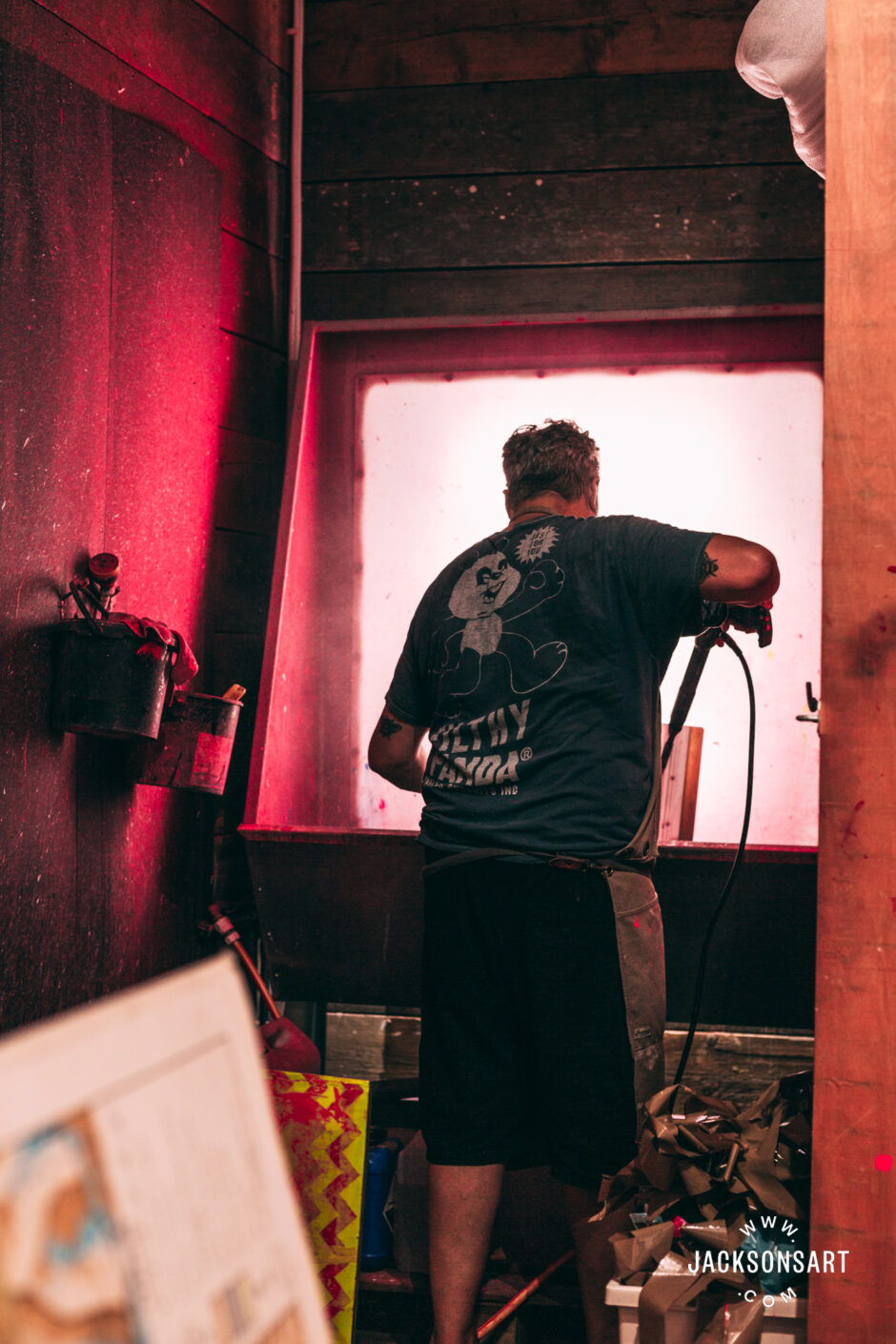 Screen Printing With Dave Buonaguidi AKA Real Hackney Dave - Jackson's ...