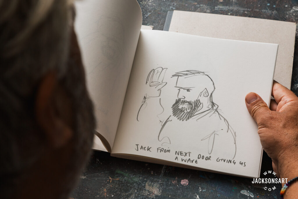 Inside the Sketchbook of Dave Buonaguidi AKA Real Hackney Dave ...