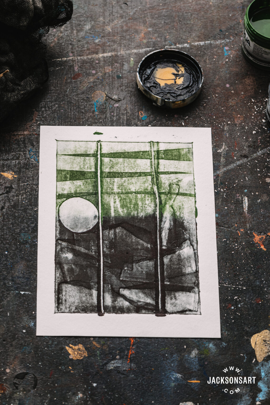 Sláma Press Printmaking Techniques - Jackson's Art Blog