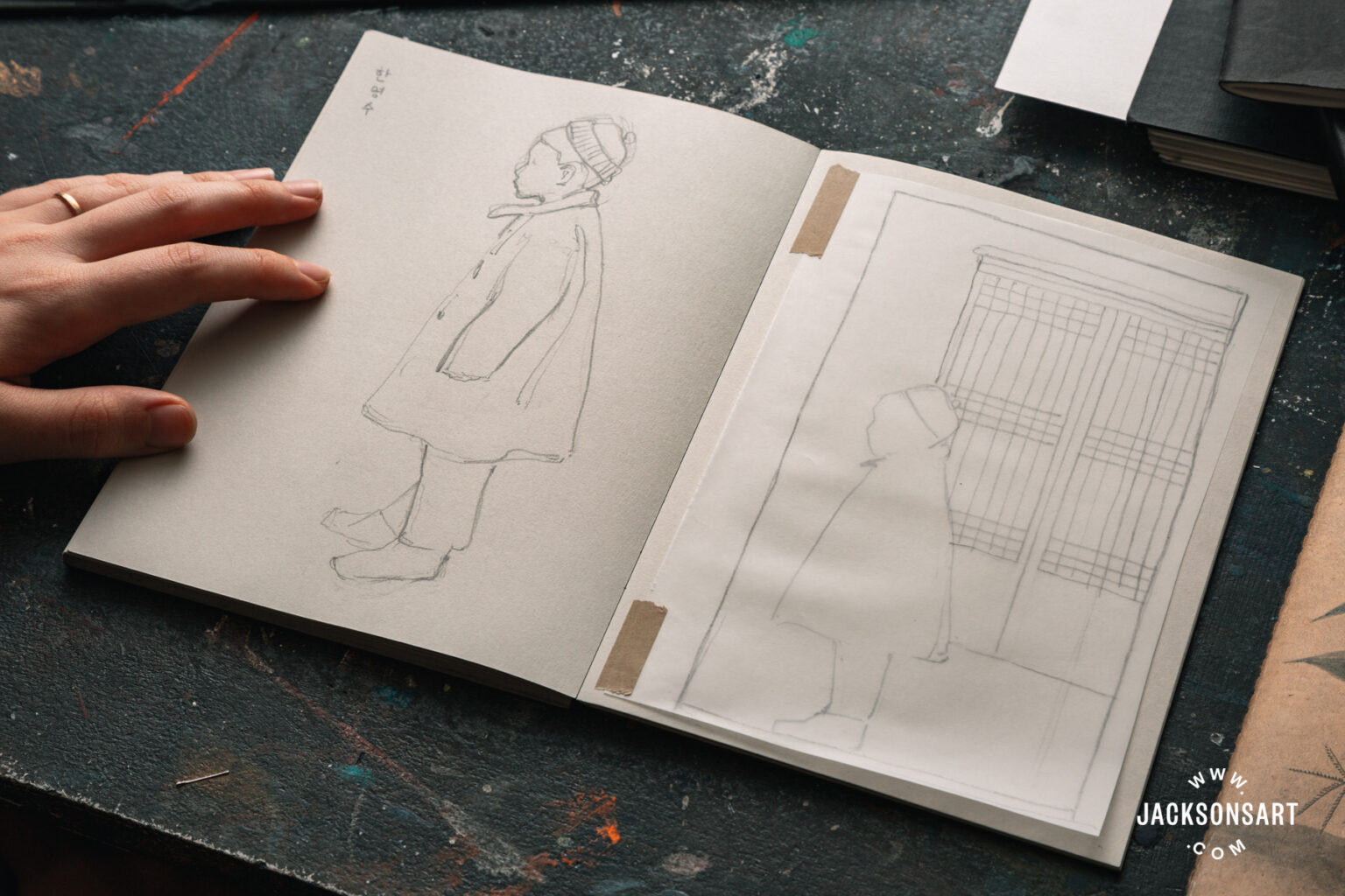 Inside the Sketchbook of Kayoon Anderson - Jackson's Art Blog