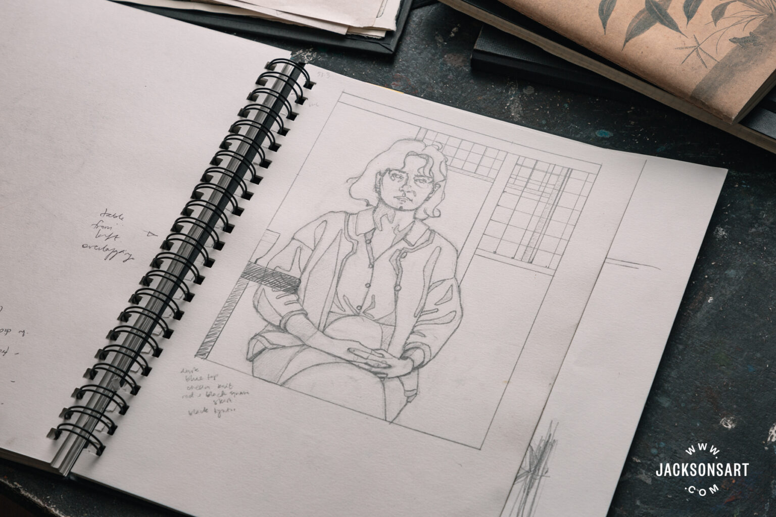 Inside the Sketchbook of Kayoon Anderson - Jackson's Art Blog