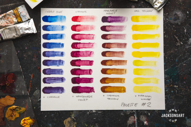 Recreating the Colour Palette of Georgia O'Keeffe - Jackson's Art Blog