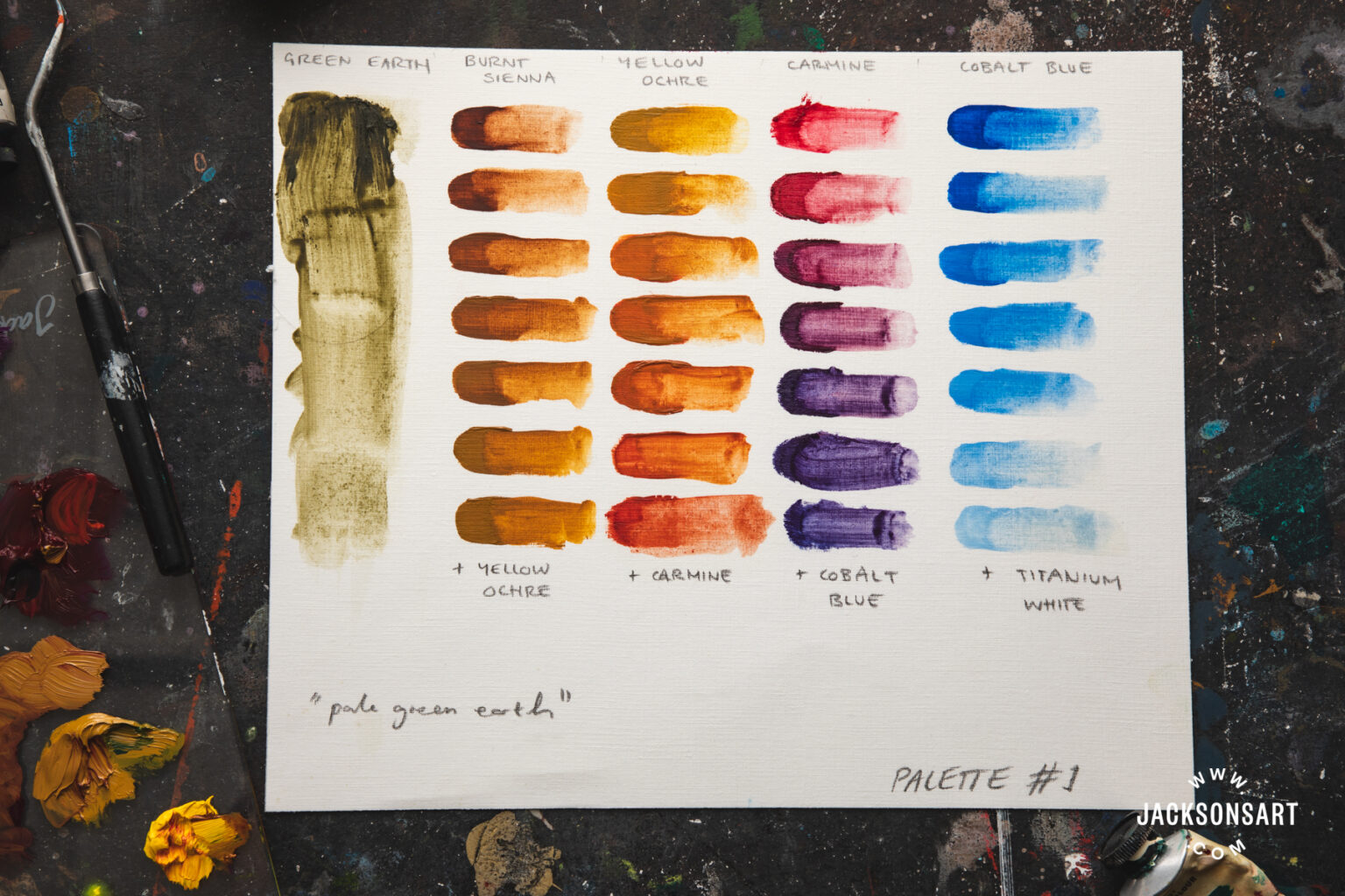 Recreating the Colour Palette of Georgia O'Keeffe - Jackson's Art Blog