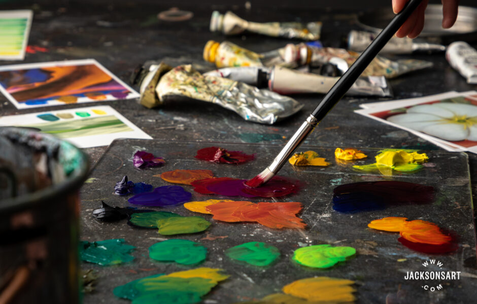 Recreating the Colour Palette of Georgia O'Keeffe - Jackson's Art Blog