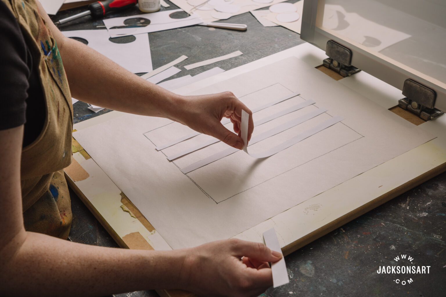 Getting Started in Screen Printing Using Paper Stencils - Jackson's Art ...