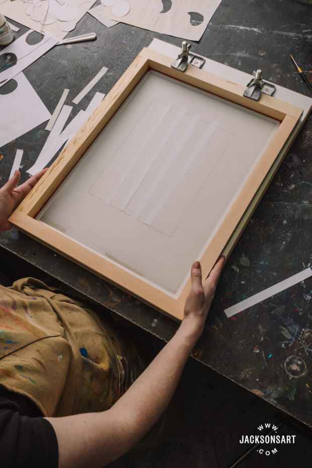 Getting Started in Screen Printing Using Paper Stencils - Jackson's Art ...
