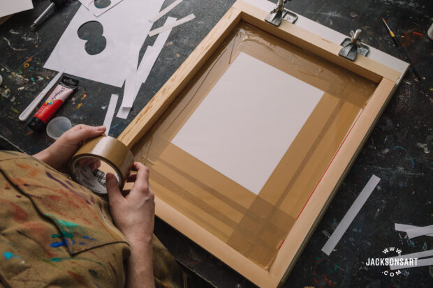 Getting Started in Screen Printing Using Paper Stencils - Jackson's Art ...