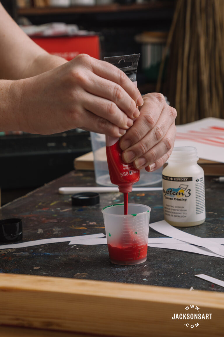 Getting Started In Screen Printing Using Paper Stencils - Jackson's Art ...