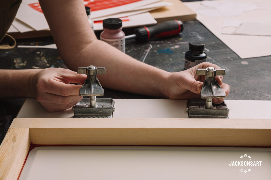 Getting Started in Screen Printing Using Paper Stencils - Jackson's Art ...