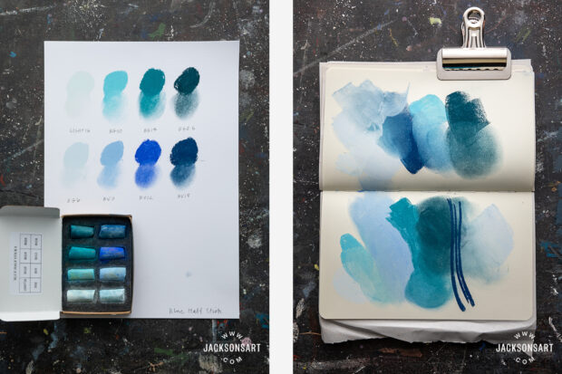 Unison Colour Soft Pastels: Set of 8 Half Sticks - Jackson's Art Blog