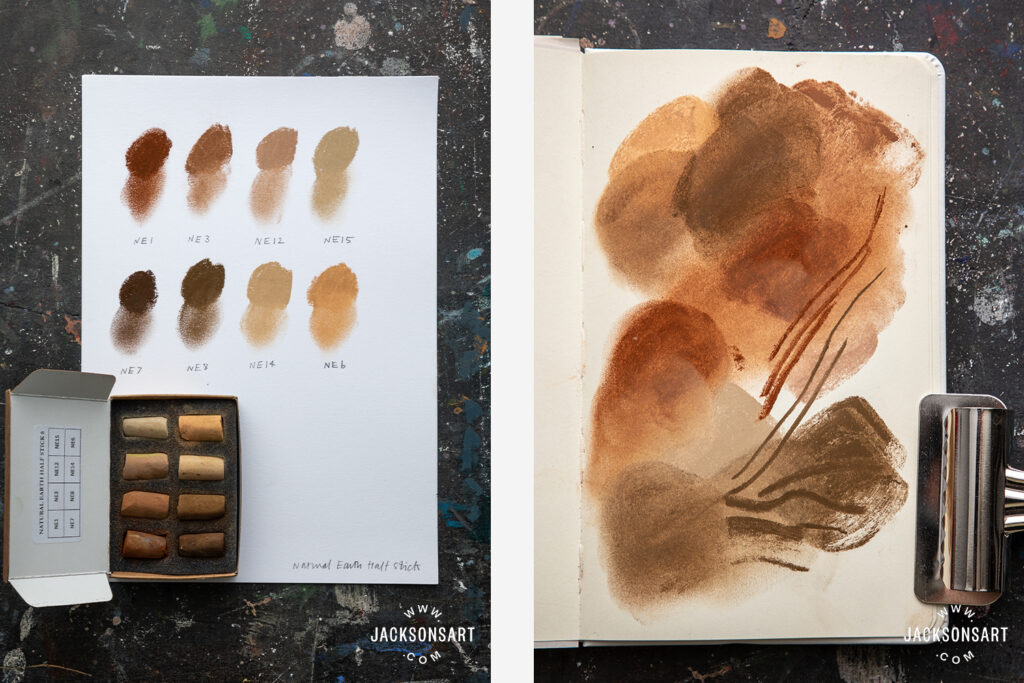 Unison Colour Soft Pastels: Set of 8 Half Sticks - Jackson's Art Blog