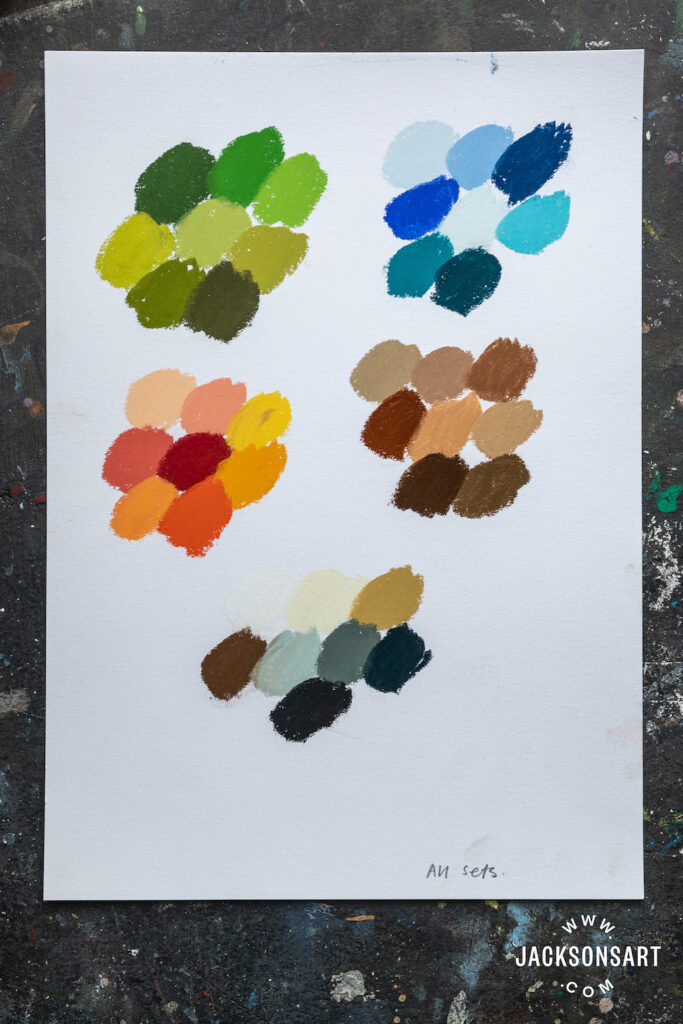 Unison Colour Soft Pastels: Set of 8 Half Sticks - Jackson's Art Blog