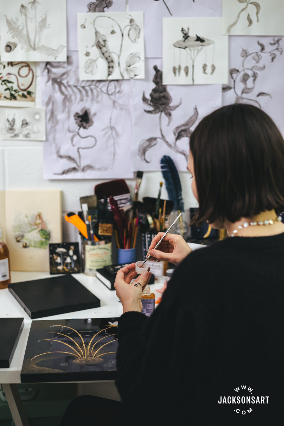 Gold Gilding Process with Tuesday Riddell - Jackson's Art Blog