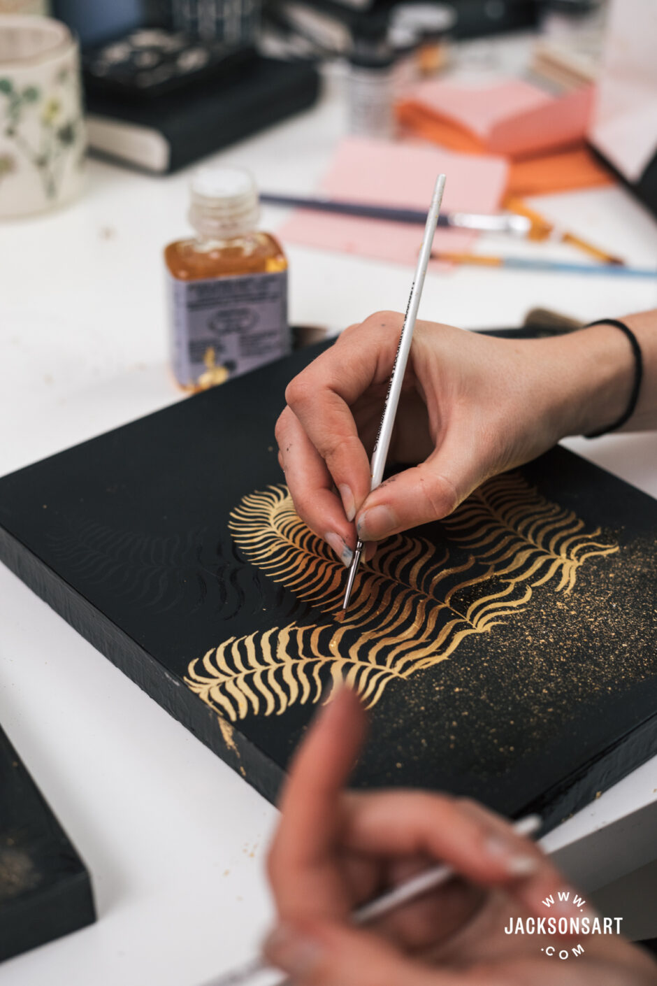 Gold Gilding Process with Tuesday Riddell - Jackson's Art Blog