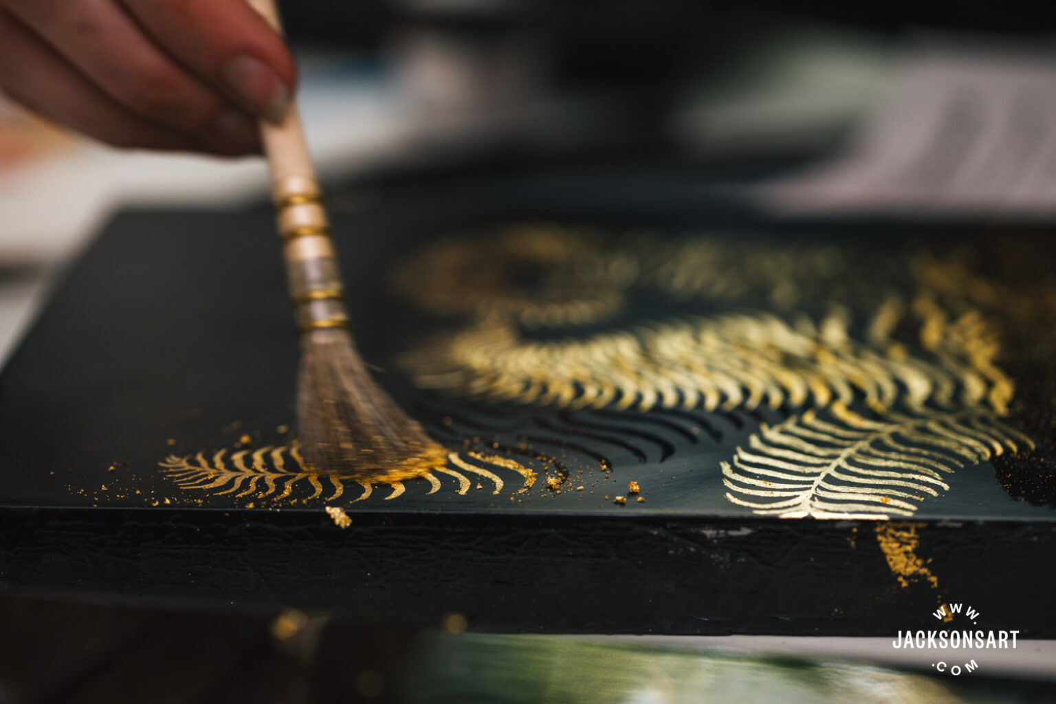 Gold Gilding Process with Tuesday Riddell - Jackson's Art Blog