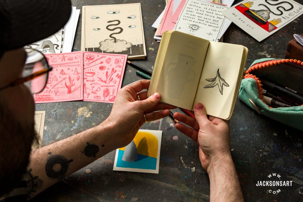 Inside the Sketchbook of Kazland - Jackson's Art Blog