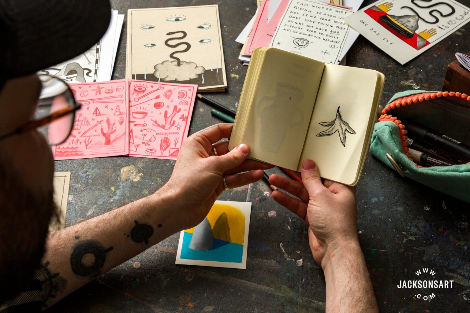 Inside the Sketchbook of Kazland - Jackson's Art Blog